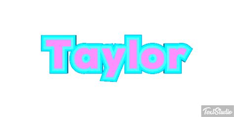 Taylor Name Animated GIF Logo Designs Taylor Name Animated GIF Logo Designs