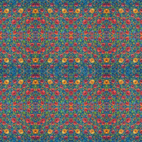 Background With Embroidery On Fabric Stock Illustration Illustration