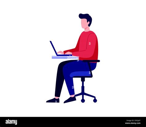 Tech Savvy Workplace Stock Vector Images Alamy