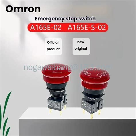Omron Emergency Stop Button Emergency Stop Switch A165e S 02 A165e 02 A165e 01 （new And Original