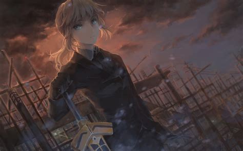 Fate Stay Night Fate Zero Saber Wallpaper Hd Anime 4k Wallpapers