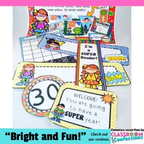 Superhero Decor Colorful Superhero Themed Classroom Tpt