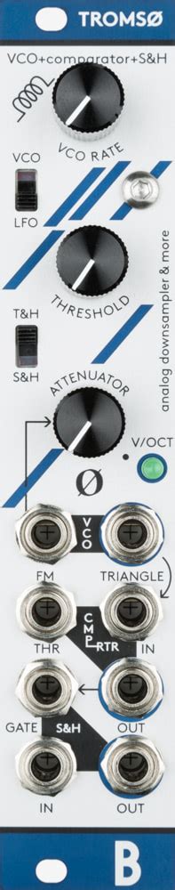 Bastl Tromsø Eurorack Module VCO Comparator and Sample Hold Combo