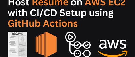 Host Your Resume On Aws Ec2 With A Ci Cd Setup Using Github Actions Dev Community