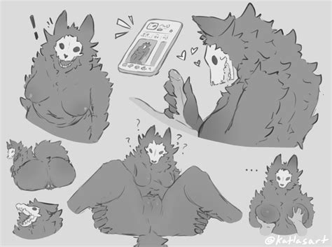 Rule 34 Absurd Res Anthro Ass Belly Black Body Black Fur Bone Breast