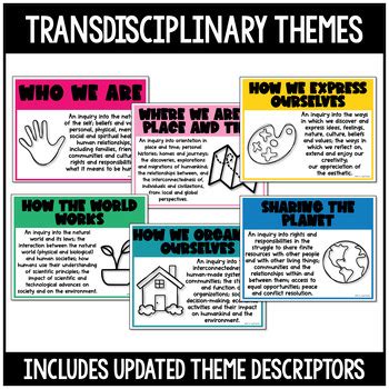 IB PYP Poster Set BUNDLE By The Fun Sized Teacher TPT