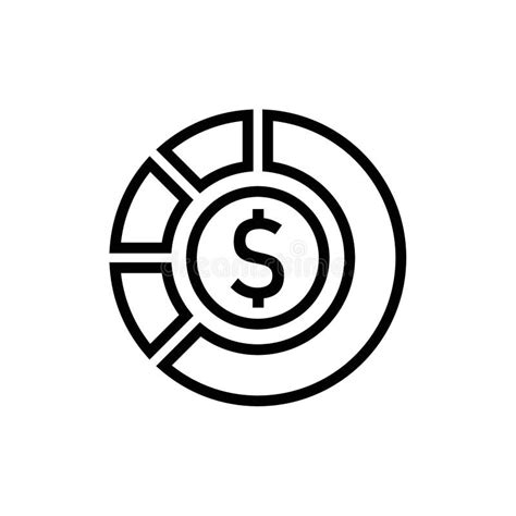 Asset Allocation Icon Outline Set Collection Or Pack Stock Vector