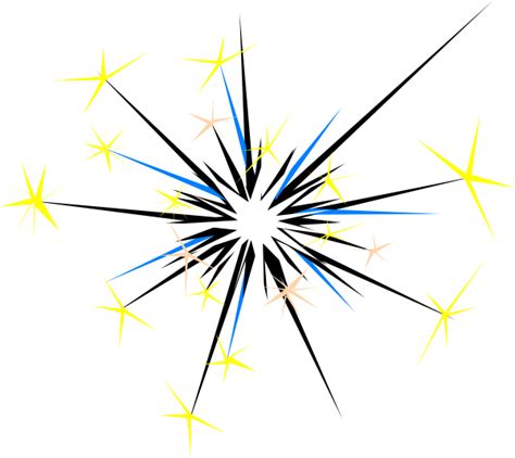 Sparks Clip Art At Vector Clip Art Online Royalty Free