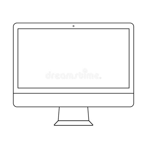 Computer Monitor Outline