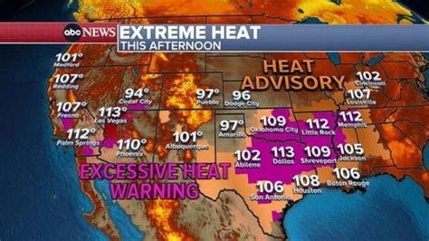 Heat Advisory Map Current Heat Alerts Tscpu