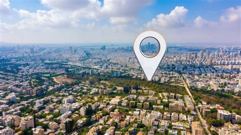 Modern City And Location Information Network Concept Gps Navigation