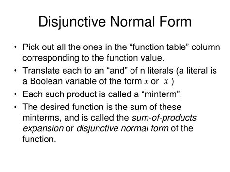 Ppt 111 Boolean Functions Powerpoint Presentation Free Download