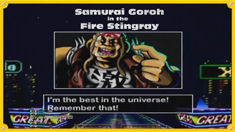 Samurai Goroh In The Fire Stingray F Zero X Youtube