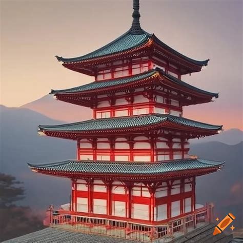Japan Pagoda Building On Craiyon