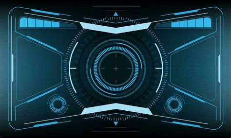 Hud Sci Fi Interface Screen View Design Virtual Reality Futuristic