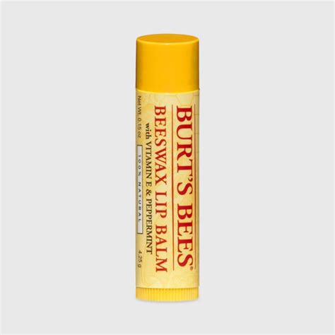 Burts Bees Beeswax Lip Balm With Vitamin E And Peppermint