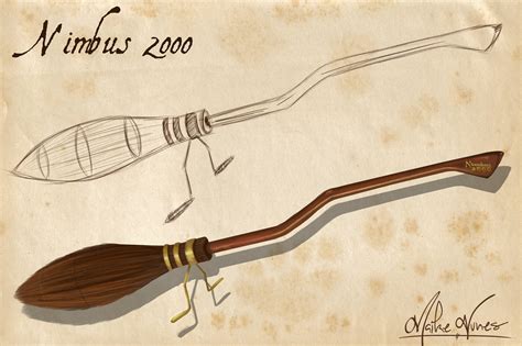 Harry Potter Nimbus 2000 Drawing