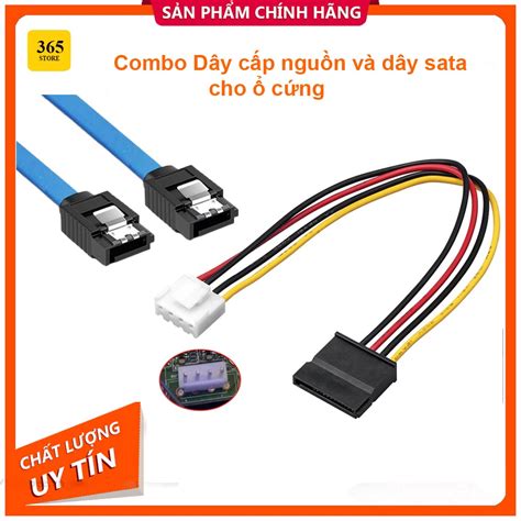 Mua Cáp nguồn ổ cứng và dây SATA cho ổ cứng SSD HDD Đầu ghi camera giá rẻ nhất TecKi Vn
