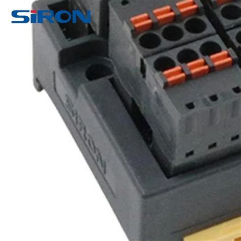 Siron T834 4pin Input Terminal Block 1a 24v Din Rail Terminal Block