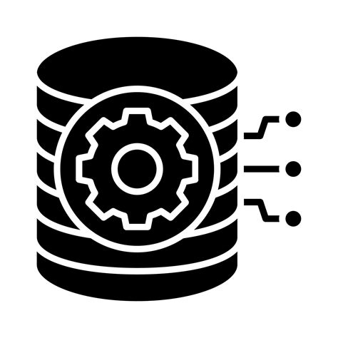 Database Settings Vector Icon 21729572 Vector Art At Vecteezy