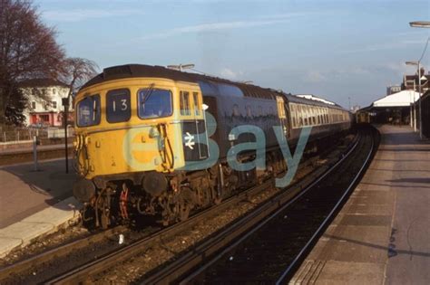 35mm Railway Slide Of Class 33 33114 Basingstoke Copyright To Buyer £499 Picclick Uk