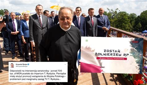 Okazało Się że Ojciec Rydzyk Pełnił Usługi Reklamowe Dla Ministerstwa