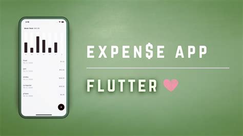 💳📱 Expense Tracker App • Flutter Tutorial ♡ Youtube
