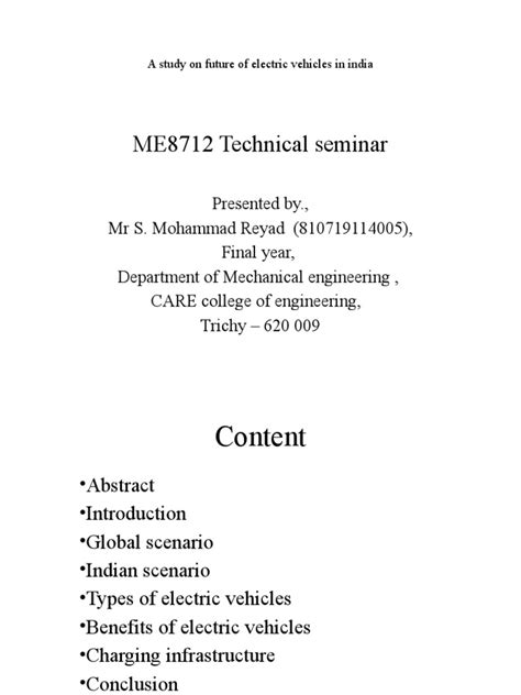 Techincal Seminar Pdf Electric Vehicle Plug In Hybrid Techincal Seminar Pdf Electric Vehicle Plug In Hybrid