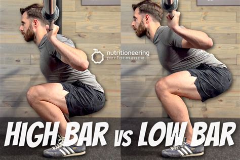 high bar vs low bar squat why bar position matters