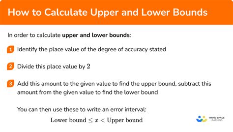 how to calculate upper and lower bounds gcse maths guide