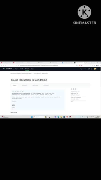 Salim Raza On Linkedin Day 10 Today I Solve Palindrome String Using Recursion