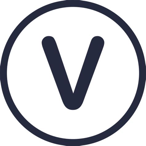 Letter V Free Education Icons