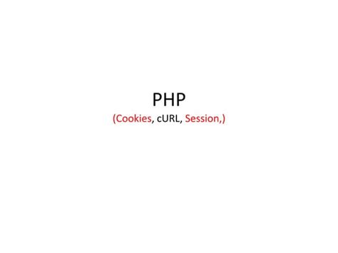 php basics part 1 ppt