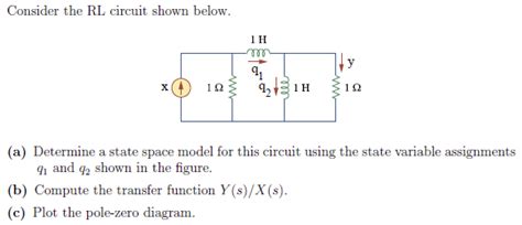 Solved Consider The RL Circuit Shown Below A Determine A Chegg Com