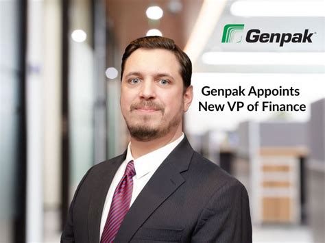 Exciting News Genpak Is Pleased To Announce The Promotion Of Matthew Altimari Cpa To Vice