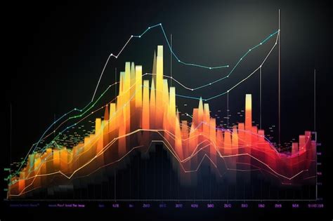 Premium Ai Image Stock Market Graphs And Charts On The Digital Screen Vector Illustration Show