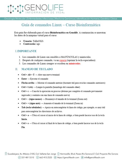 Commands Guide Pdf Archivo De Computadora Directorio Computación