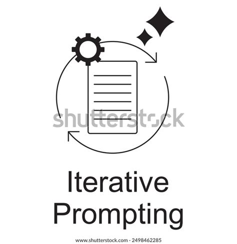Iterative Prompting Icon Mastering Iterative Prompting Stock Vector Royalty Free 2498462285