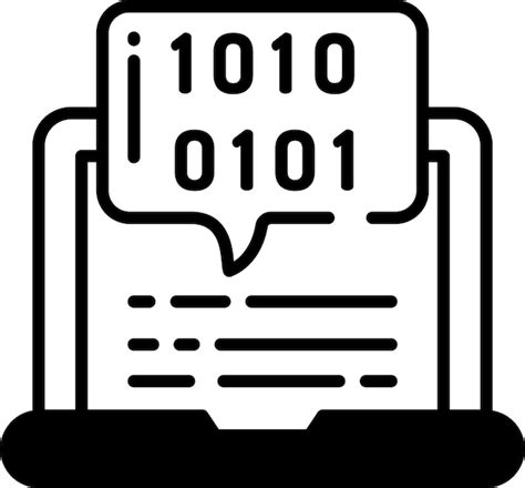 Premium Vector Coding Glyph And Line Vector Illustration