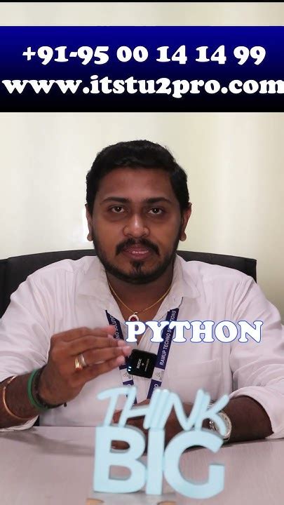python developer 100 job guarantee tamil it stu2pro bn reviews youtube