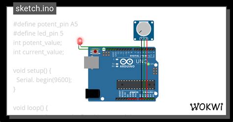 Led Potentiometer Final Wokwi Esp32 Stm32 Arduino Simulator