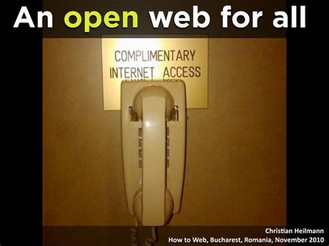 Christian Heilmann An Open Web For All Ppt