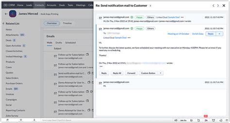 zoho crm and you go further together
