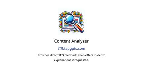 Content Analyzer Gpts Features And Functions Examples And Prompts Gpt Store