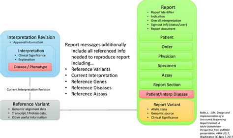 Structured Reports And Variant Interpretations Xml Schema Download Scientific Diagram