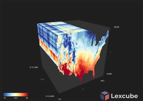 how to use lexcube for geospatial data visualization immersive search