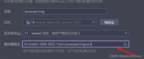 如何解决idea运行程序报错 output directory is not specified java asuka rimuru
