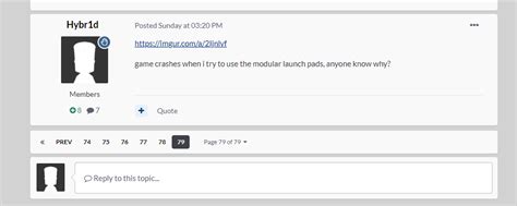 Game Crashes When I Try To Use The Modular Launch Pads Mod Anyone Know Why Ive Asked The