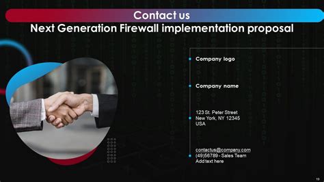 next generation firewall implementation proposal powerpoint
