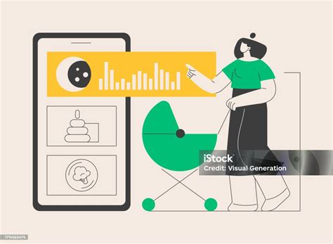 어린이 루틴 응용 프로그램 추상적 인 개념 벡터 일러스트 가공의 인물에 대한 스톡 벡터 아트 및 기타 이미지 가공의 인물 감시 개념 Istock